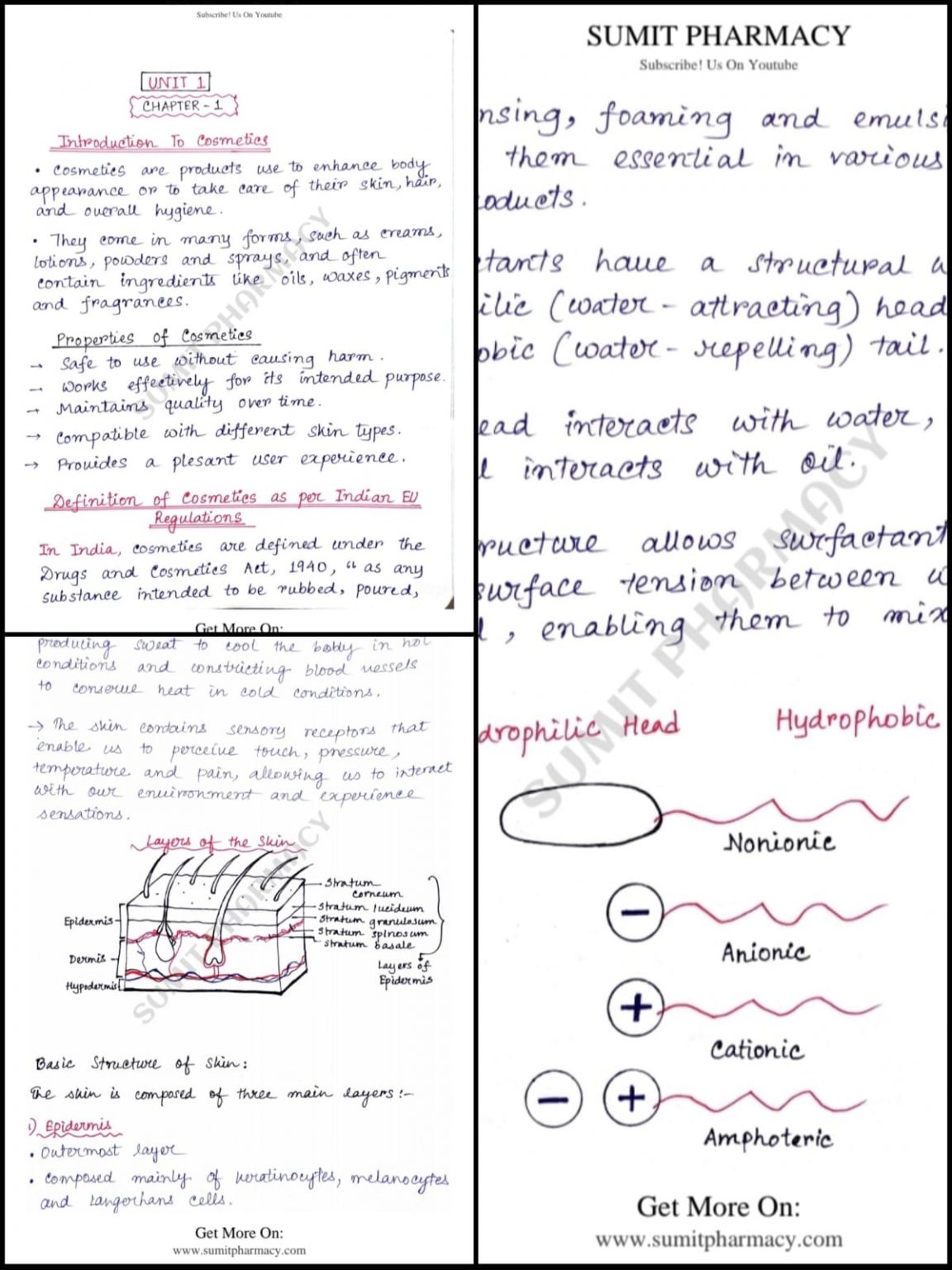 8th Semester Handwritten Notes(B.Pharma) | Sumit Pharmacy